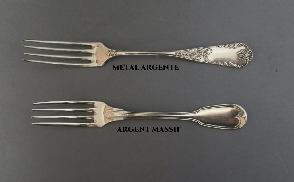 Comment différencier l’argent massif et le métal argenté